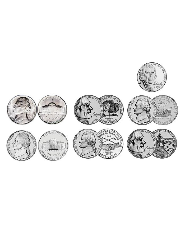 American Coin Treasures Jefferson Nickel Bankers Bag Beginner Coin Set ...