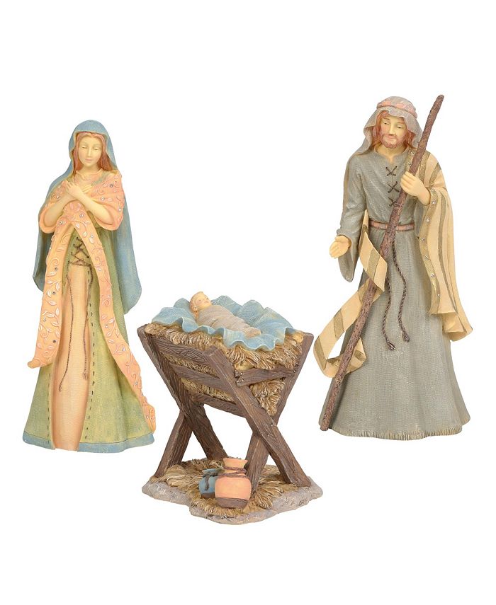 Enesco Holy Family Nativity, Set of 3 - Macy's