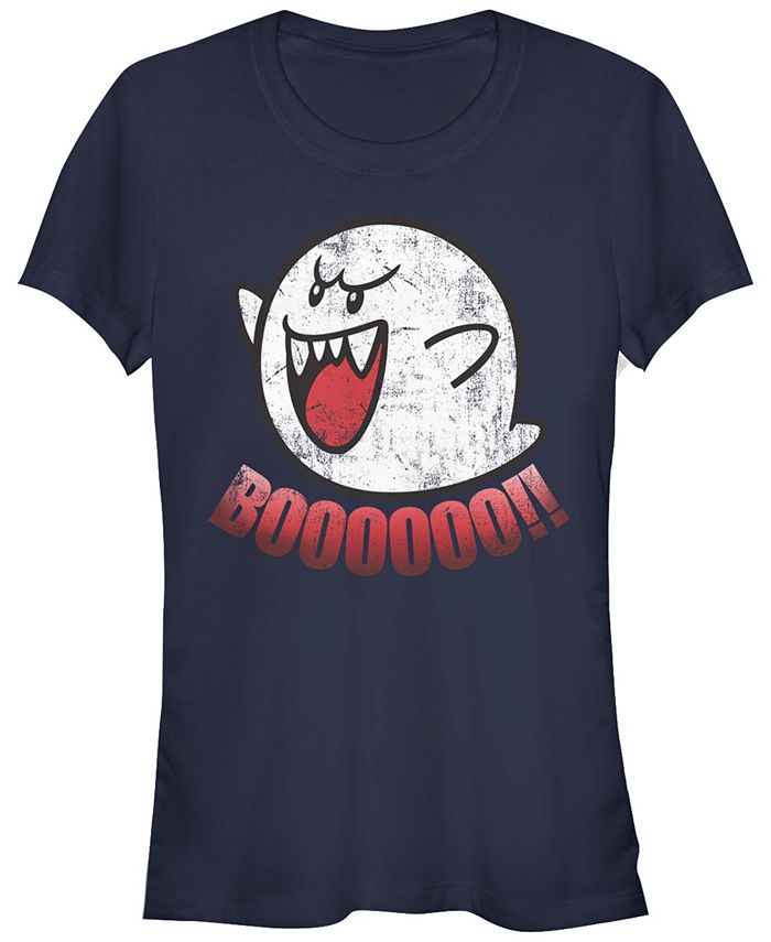 Fifth Sun Nintendo Juniors Super Mario Boos Jump Scare Short Sleeve Tee ...