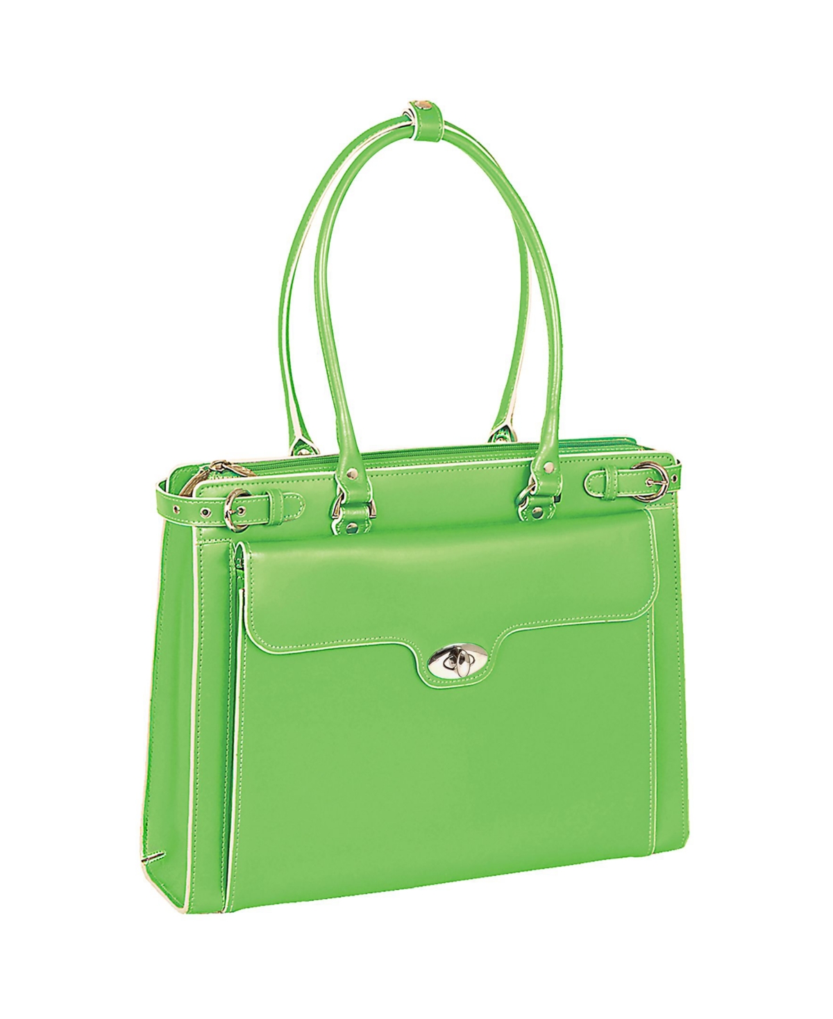 Click here for Mcklein Winnetka 15 Ladies Laptop Briefcase - Gree... prices