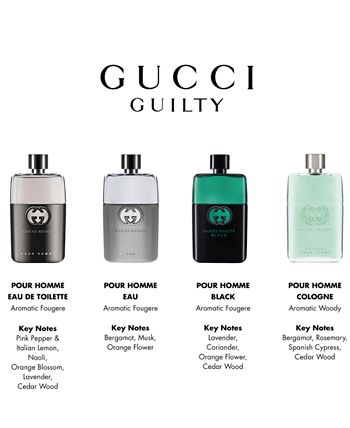 Gucci Men's Guilty Cologne Pour Homme Eau de Toilette, 3 -oz. - Macy's