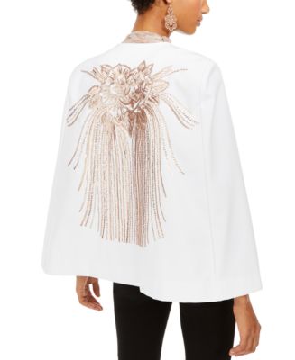 INC Embellished-Back Cape, Created for Macy's - Macy's