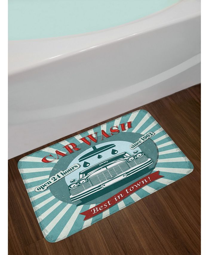 Ambesonne Retro Bath Mat - Macy's