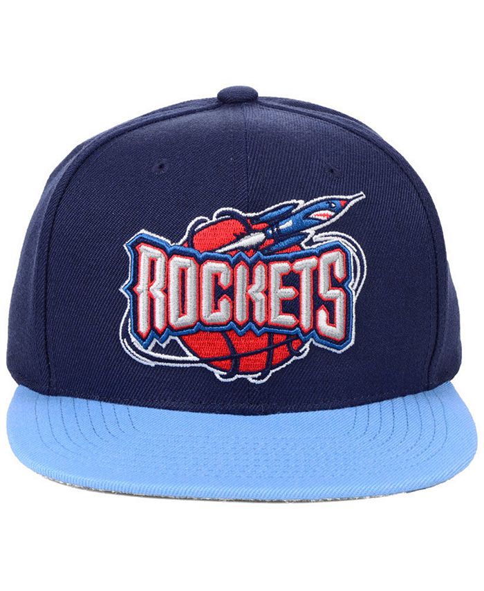 Mitchell & Ness Houston Rockets 2 Tone Classic Snapback Cap - Macy's