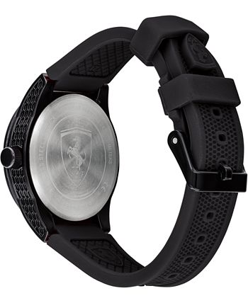 Ferrari Kid's Red Rev Black Silicone Strap Watch 34mm - Macy's