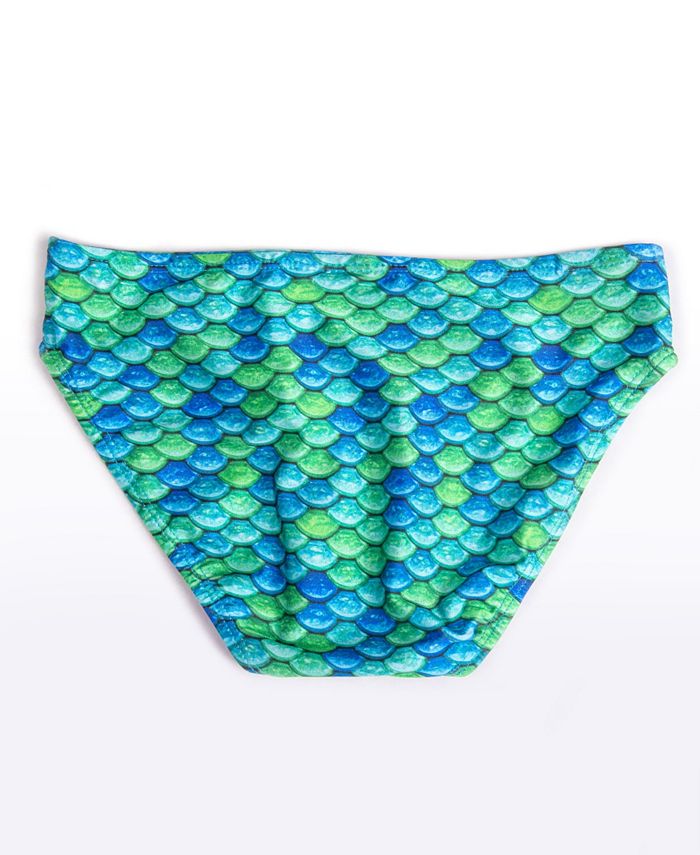 Fin Fun Girls Scale-Print Bikini Bottoms - Macy's