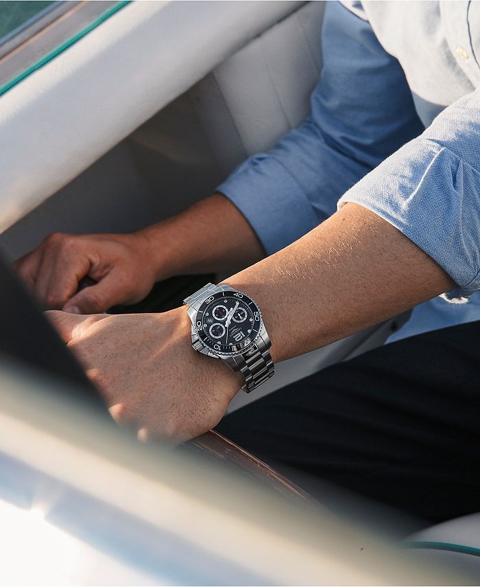 Longines Men's Swiss Automatic Chronograph HydroConquest Stainless ...
