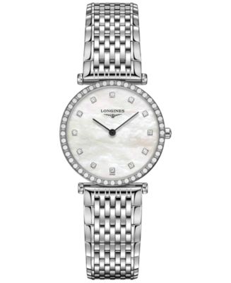 Longines Women's Swiss La Grande Classique de Longines Diamond (3/8 ct ...