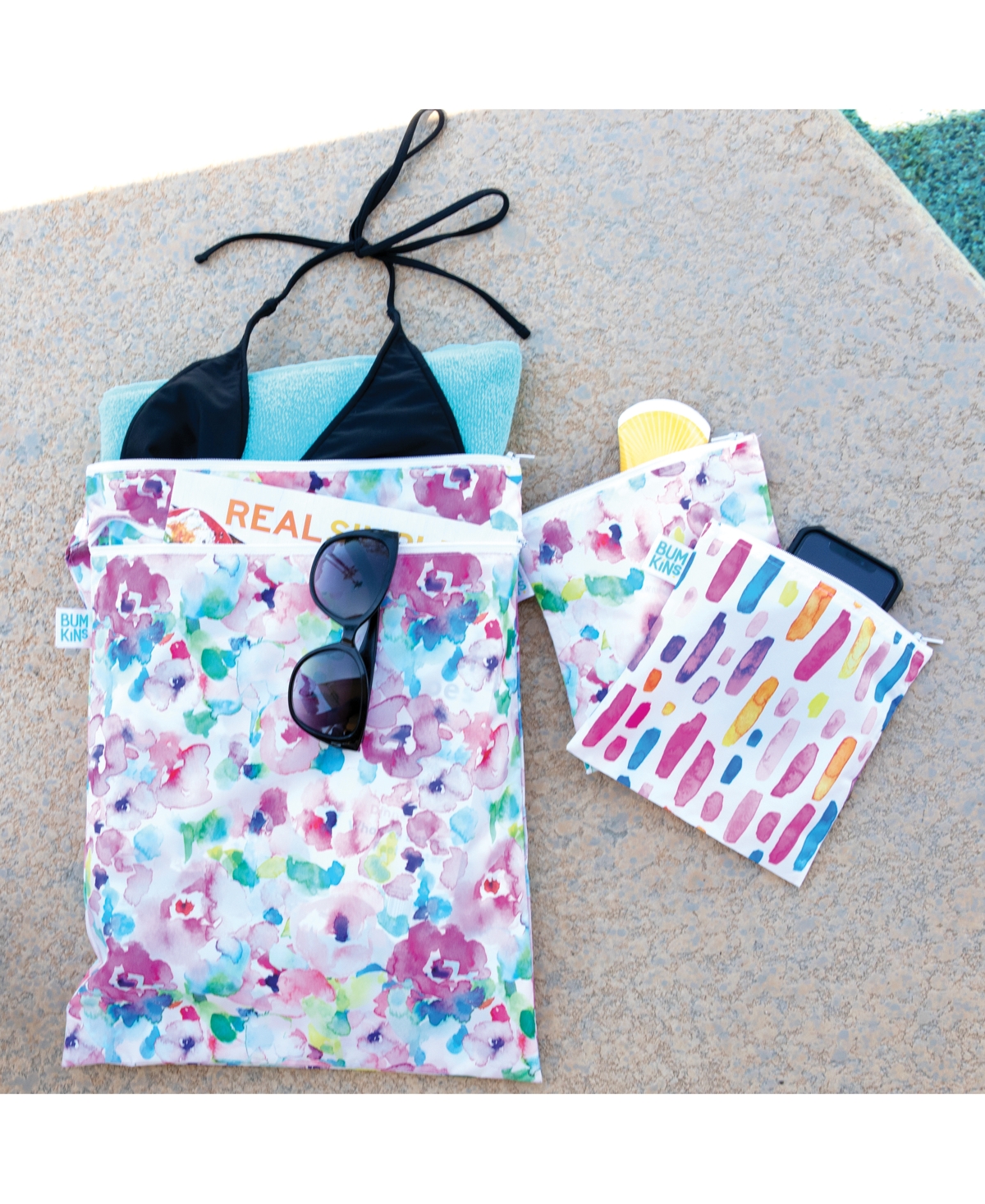 Click here for Bumkins Wet/Dry Bag - Watercolor prices