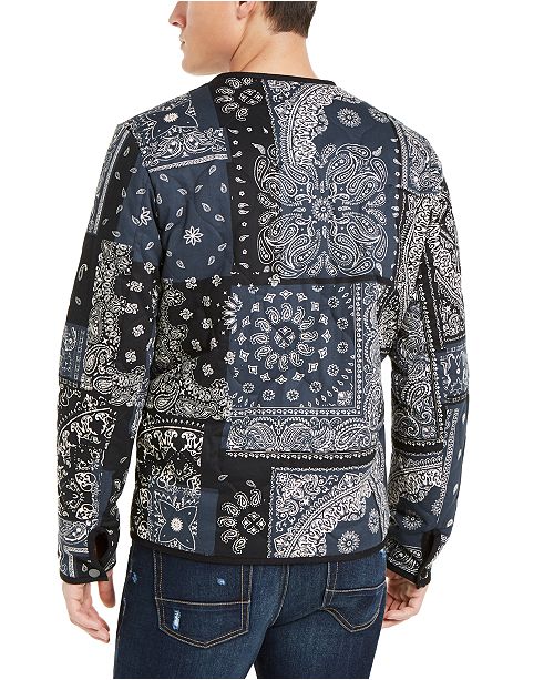 Sun + Stone Men's Bandana Print Jacket, Created for Macy's & Reviews ...