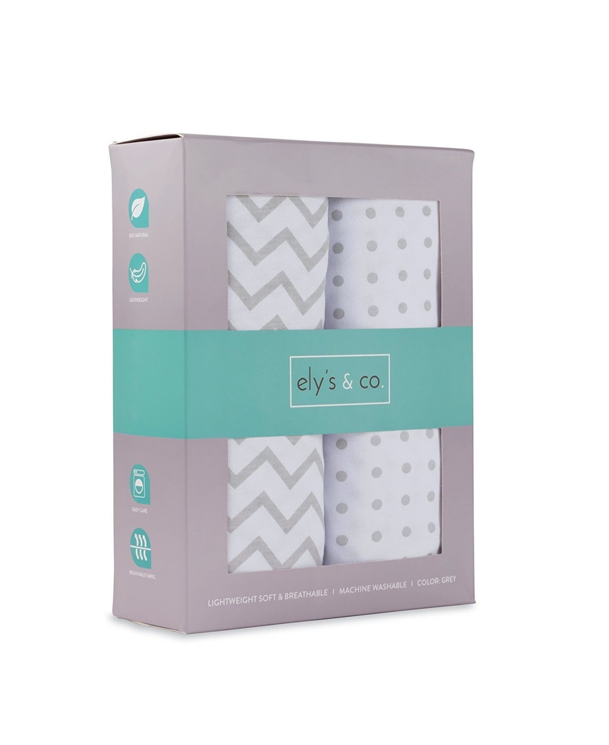 Click here for Elys & Co. Baby Fitted Crib Sheet 100 Combed Jerse... prices