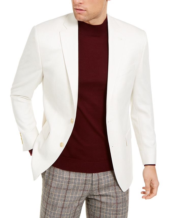 Lauren Ralph Lauren Men's Classic-Fit UltraFlex Stretch Cream Solid ...