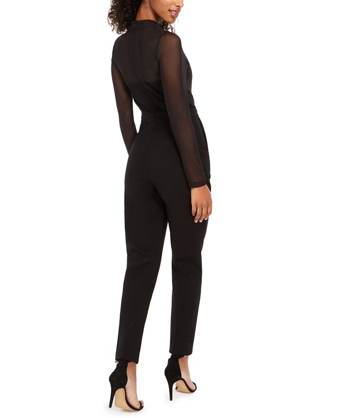 French Connection Leah Illusion Jumpsuit - Macy's