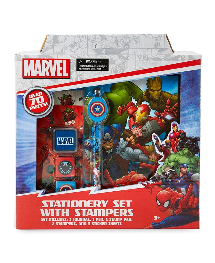 Tri-Coastal Design Marvel Stationary Set With Stampers - Macy's