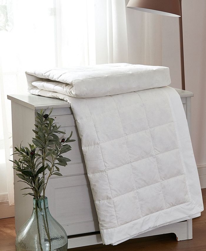 DOWNHOME Minifeather Feather Down Blanket, Queen - Macy's
