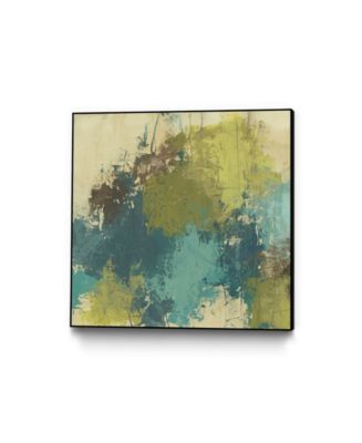 Giant Art 30" x 30" Monday II Art Block Framed Canvas - Macy's