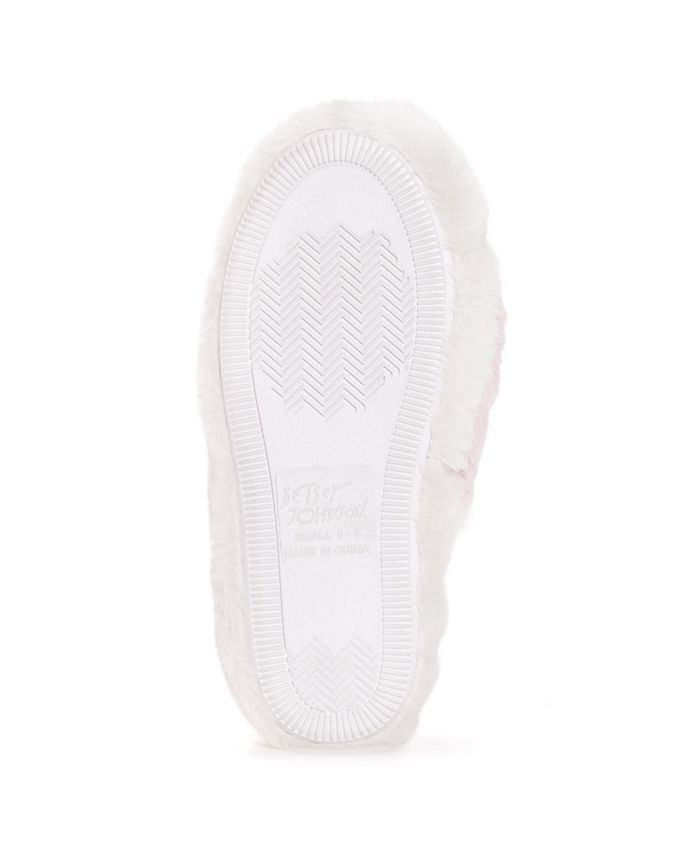 Betsey Johnson Women's Open Toe Scuff Slippers - Macy's