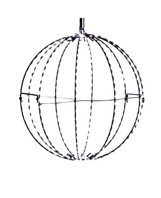 Kurt Adler 12-Inch Cool White LED Foldable Metal Sphere - Macy's