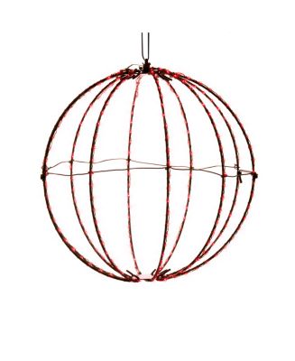 Kurt Adler 12-Inch Red LED Foldable Metal Sphere - Macy's