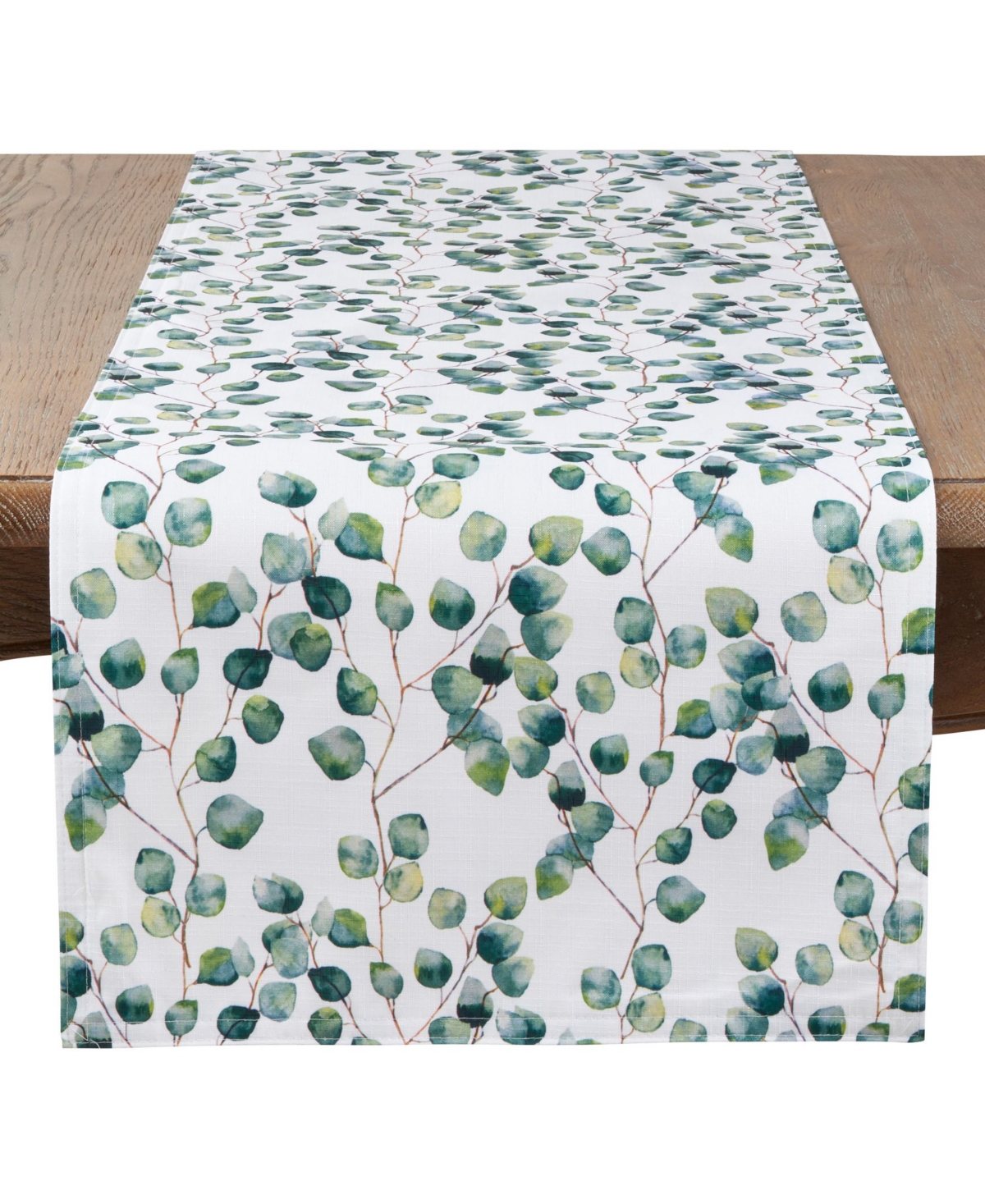 Click here for Saro Lifestyle Eucalyptus Leaf Long Table Runner -... prices