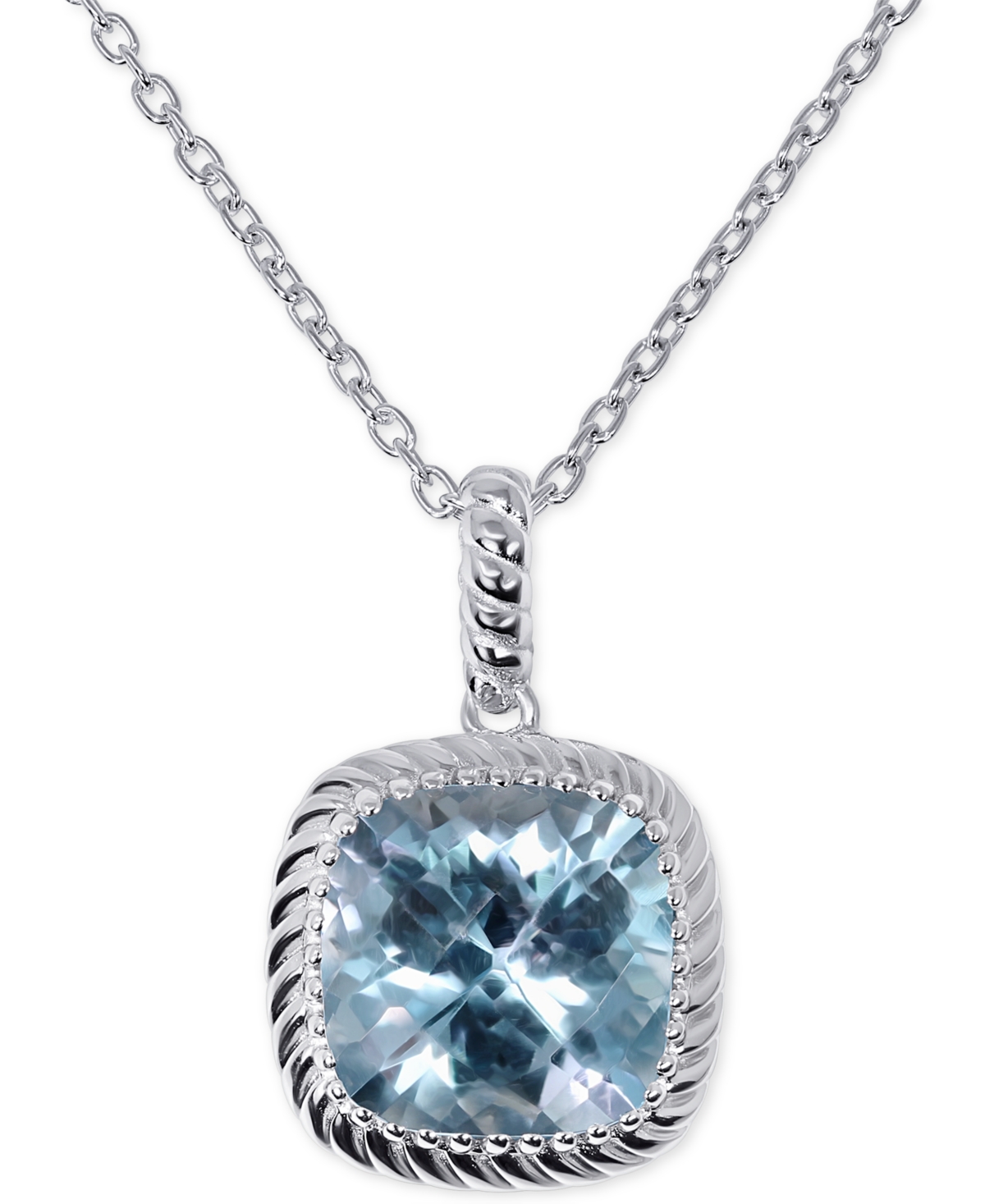 Click here for Blue Topaz 18 Pendant Necklace (8-1/2 ct. t.w.) in... prices