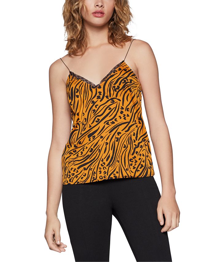BCBGeneration Tiger-Print Tank Top - Macy's