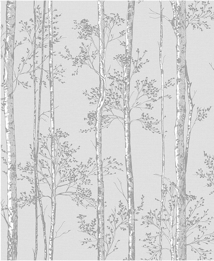 Graham & Brown Branches Grey Wallpaper - Macy's