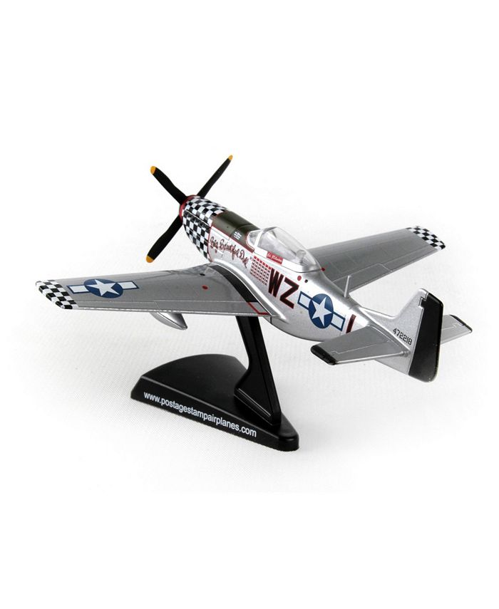 Daron Postage Stamp Die Cast P-51D Mustang WWII Fighter 1/100 Scale ...