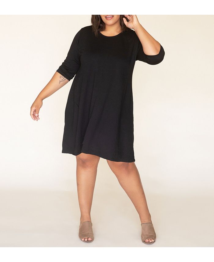 Ori Women's Plus Size Signature French Terry Dress - Macy's