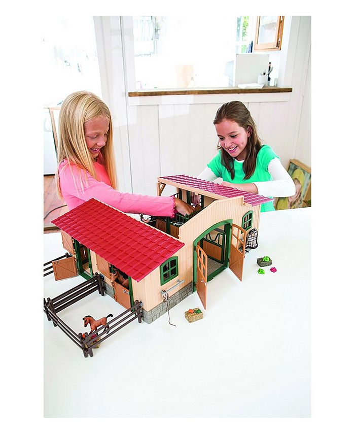 Schleich Farm World Horse Stable Set - Macy's