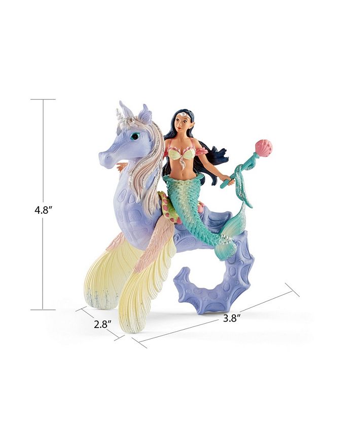 Schleich Bayala Isabelle, Sea Horse with Rider Toy Figure - Macy's