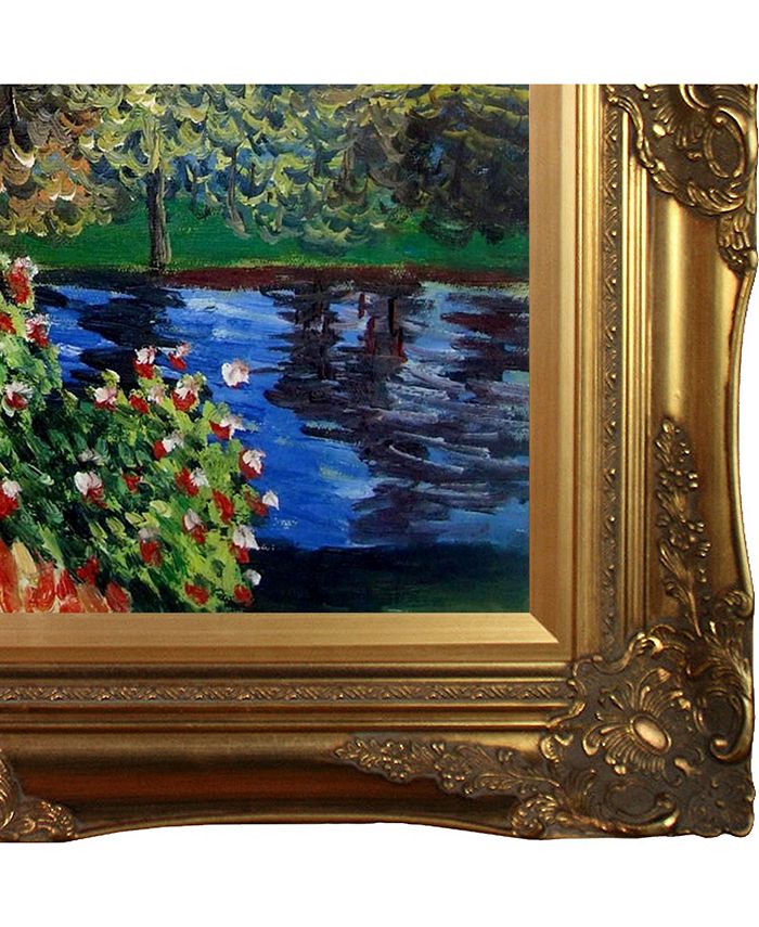 La Pastiche by Overstockart Corner of The Garden at Montgeron by Claude ...