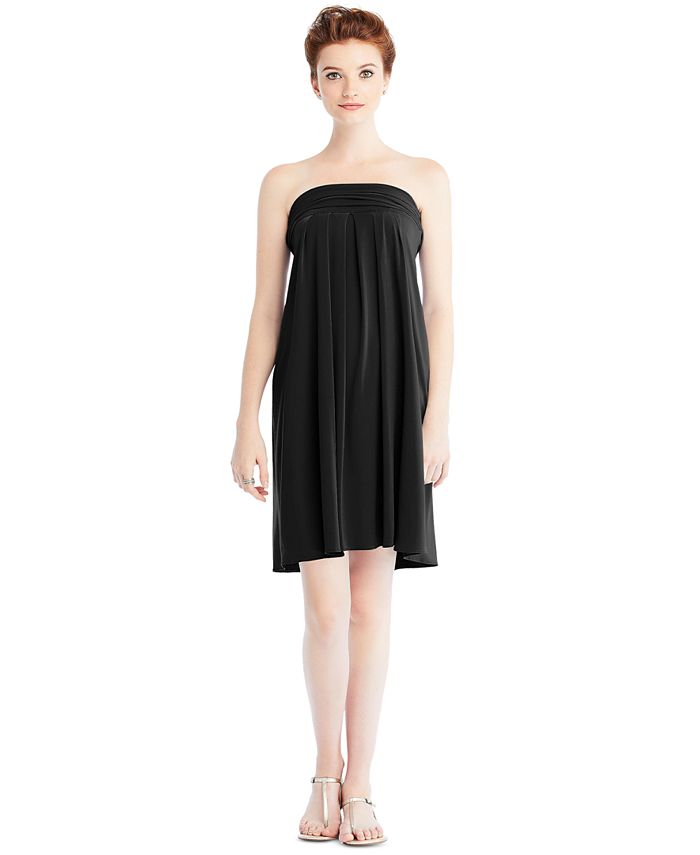 Dessy Collection Midi Loop Convertible Dress & Removable Shrug ...