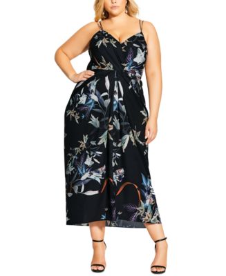 City Chic Trendy Plus Size Moonlight Maxi Dress - Macy's