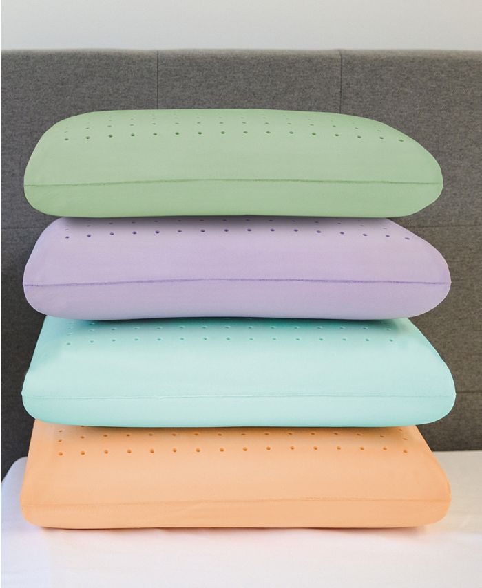 SensorPEDIC Calming Aloe Vera Infused Memory Foam Pillow - Macy's