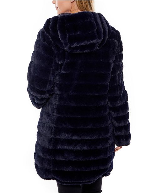 Be Boundless Sphere Reversible Faux Fur/Nylon Coat & Reviews - Jackets ...