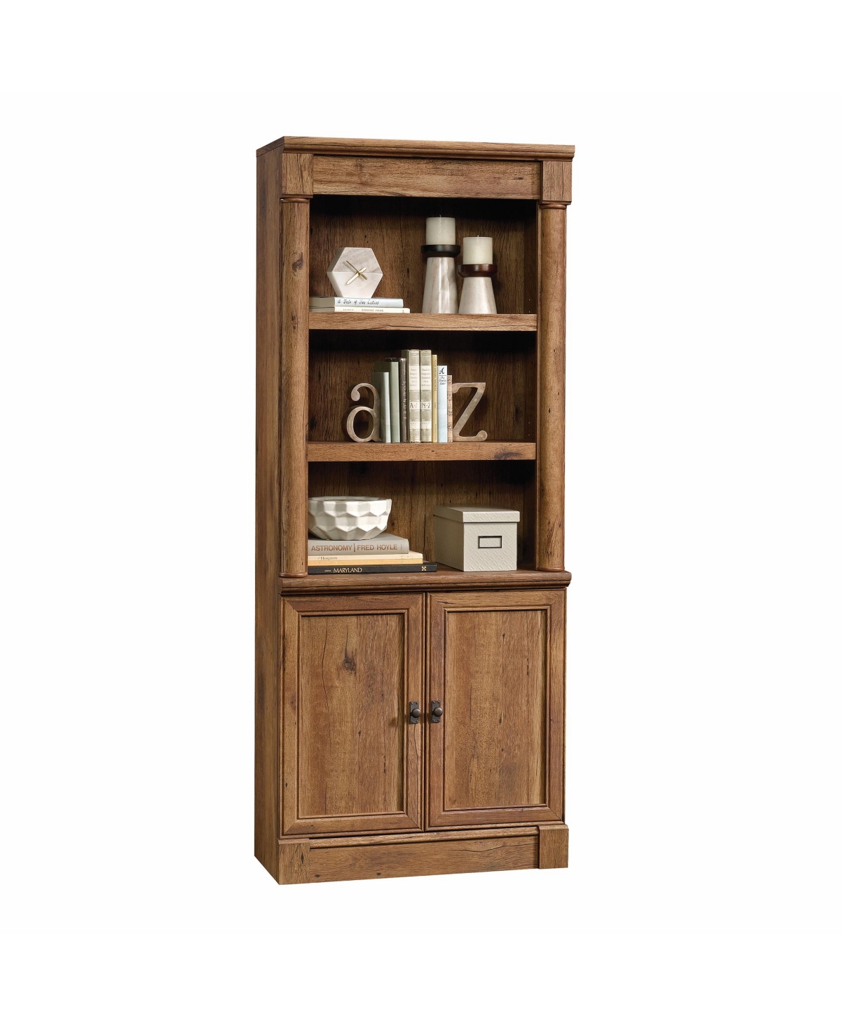 Click here for Sauder Palladia Library with Doors - Vintage oak prices