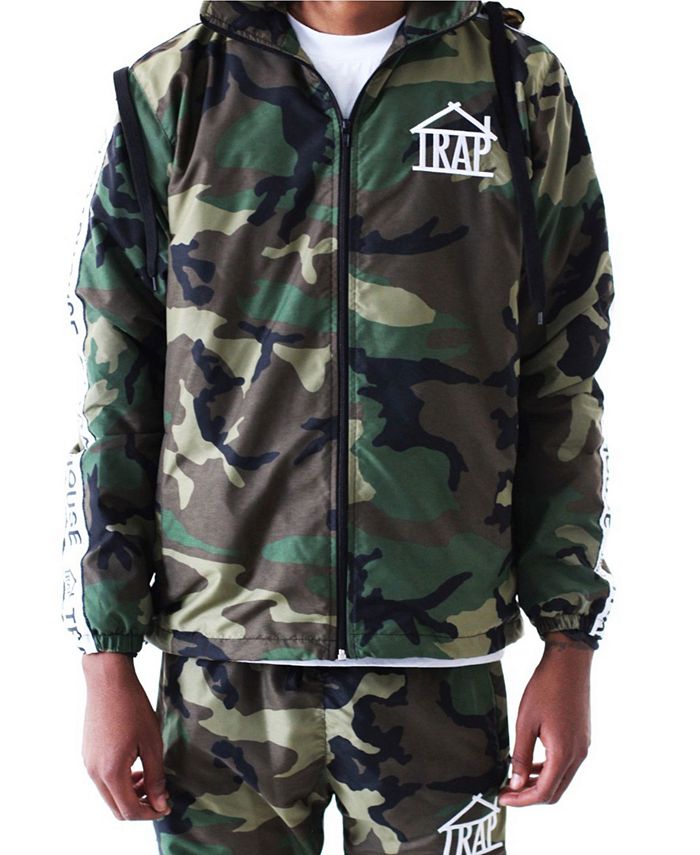 TRAP HOUSE CLOTHING Camo Jacket - Macy's