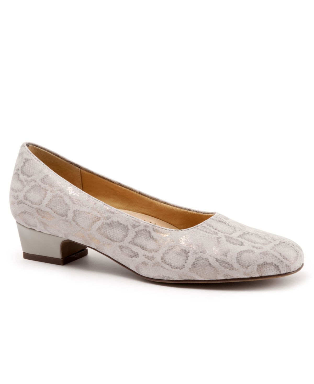 Click here for Doris Pump - Nude micro suede prices