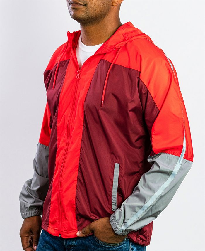 BEAUTIFUL GIANT Men's Hooded Lightweight Windbreaker - Macy's