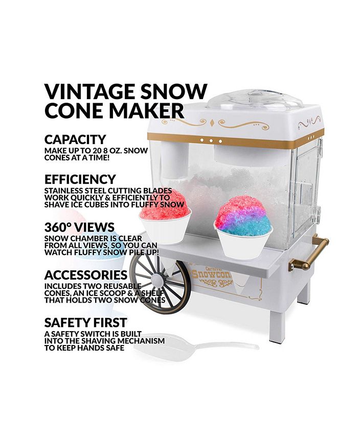 Nostalgia SCM525WH Snow Cone Maker - Macy's