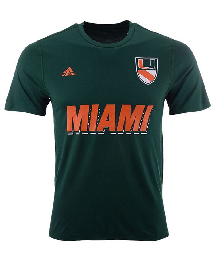 adidas Men's Miami Hurricanes Creator T-Shirt - Macy's