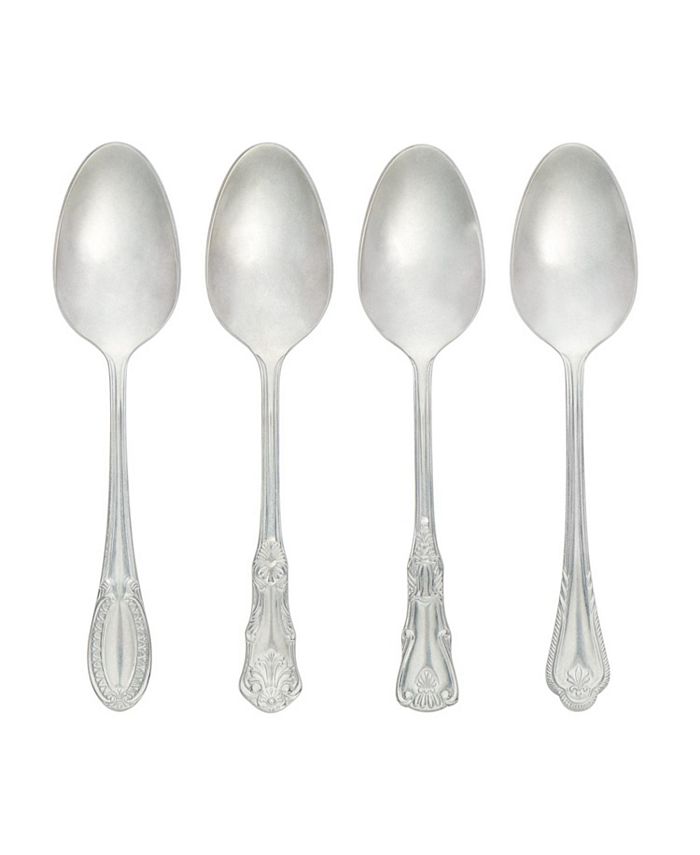 Macy's Hampton Forge Vintage Set/4 Dessert Spoons - Macy's