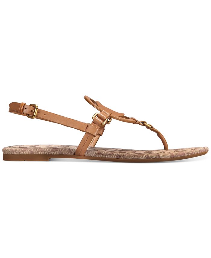 COACH Women's Jeri Leather Sandals & Reviews - Sandals - Shoes - Macy's