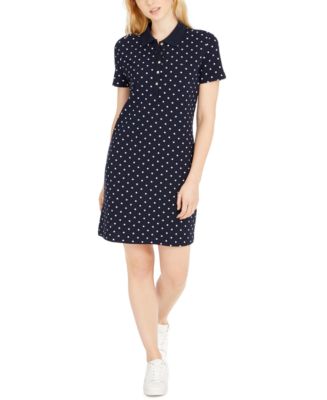 Tommy Hilfiger Printed Polo Dress - Macy's