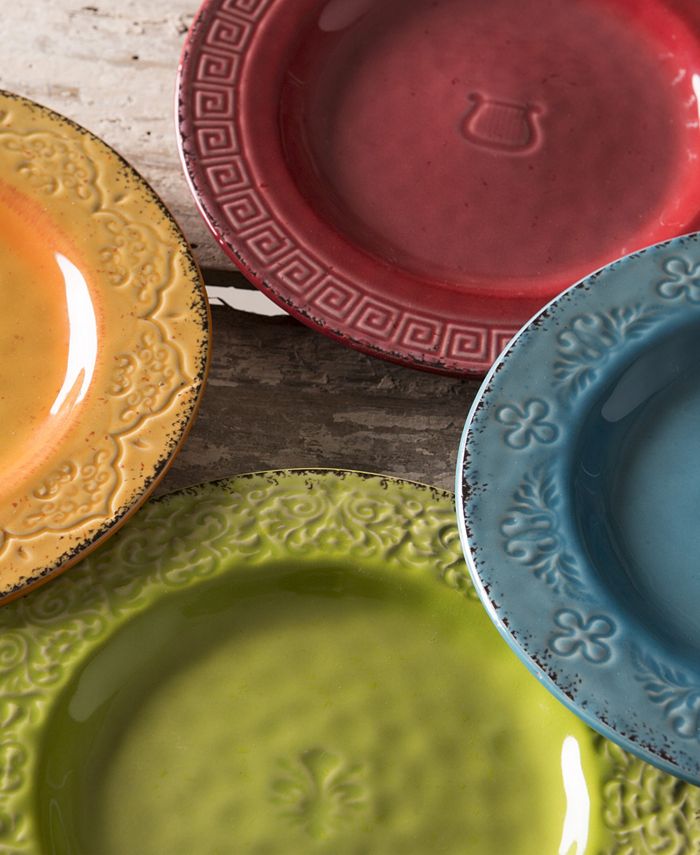 FOODESIGN Colors of Italy - 11" Dinner Plate - Set of 4 - Macy's