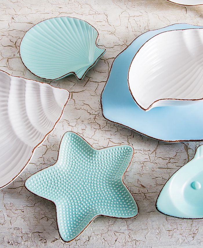 FOODESIGN Mediterraneo 11" Scallop Dish - Set of 3 - Macy's