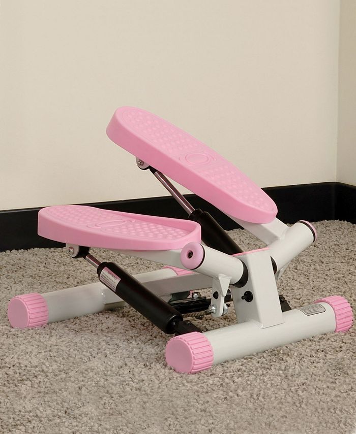 Sunny Health & Fitness Pink Adjustable Twist Stepper - Macy's