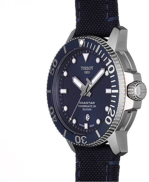 Tissot Men's Swiss Automatic T-Sport Seastar 1000 Powermatic 80 ...