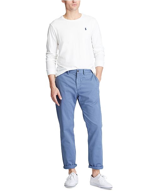 Polo Ralph Lauren Men's Classic-Fit Cotton Chino Pants & Reviews - Pants - Men - Macy's